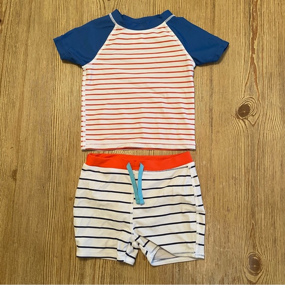 Tucker + Tate | Swim | Tucker Tate Todder Boys Striped Swim Set Blue ...